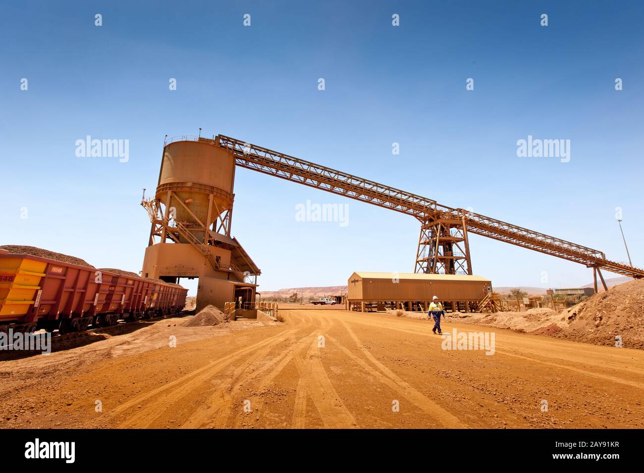Iron Ore Mine, Pilbara, Western Australia Stock Photo - Alamy