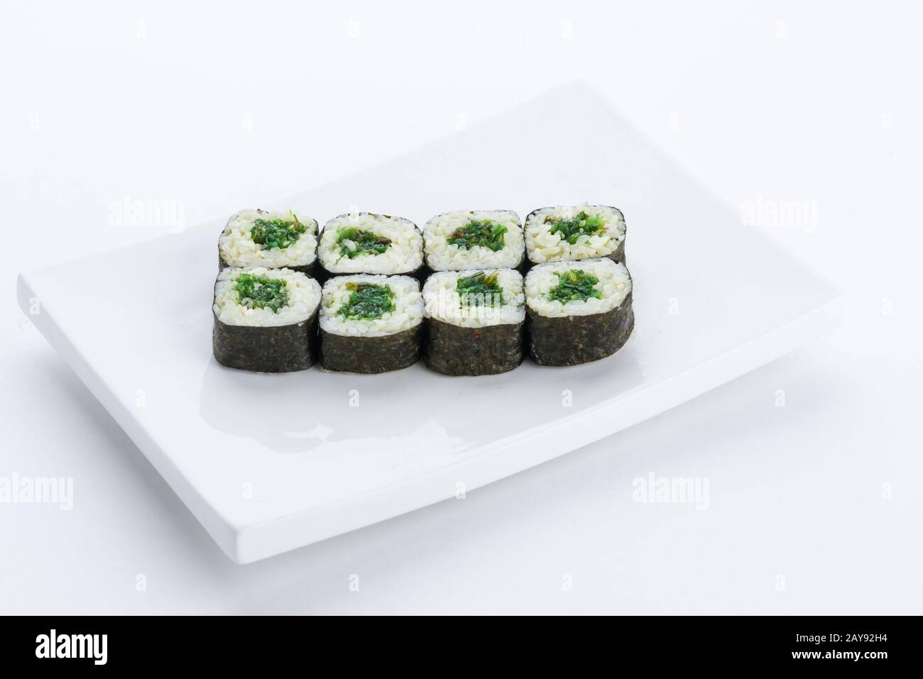 Japanese food restaurant, sushi maki gunkan roll plate or platter set ...