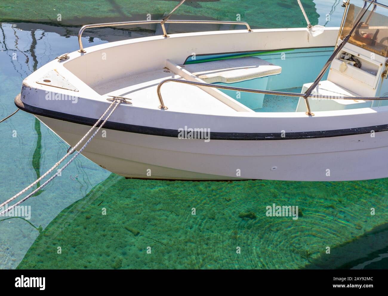 Crystal clear water a boat hi-res stock photography and images - Alamy
