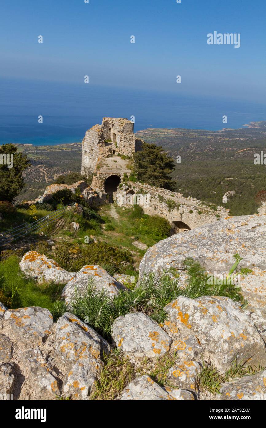 Kantara Castle, Cyprus Stock Photo - Alamy