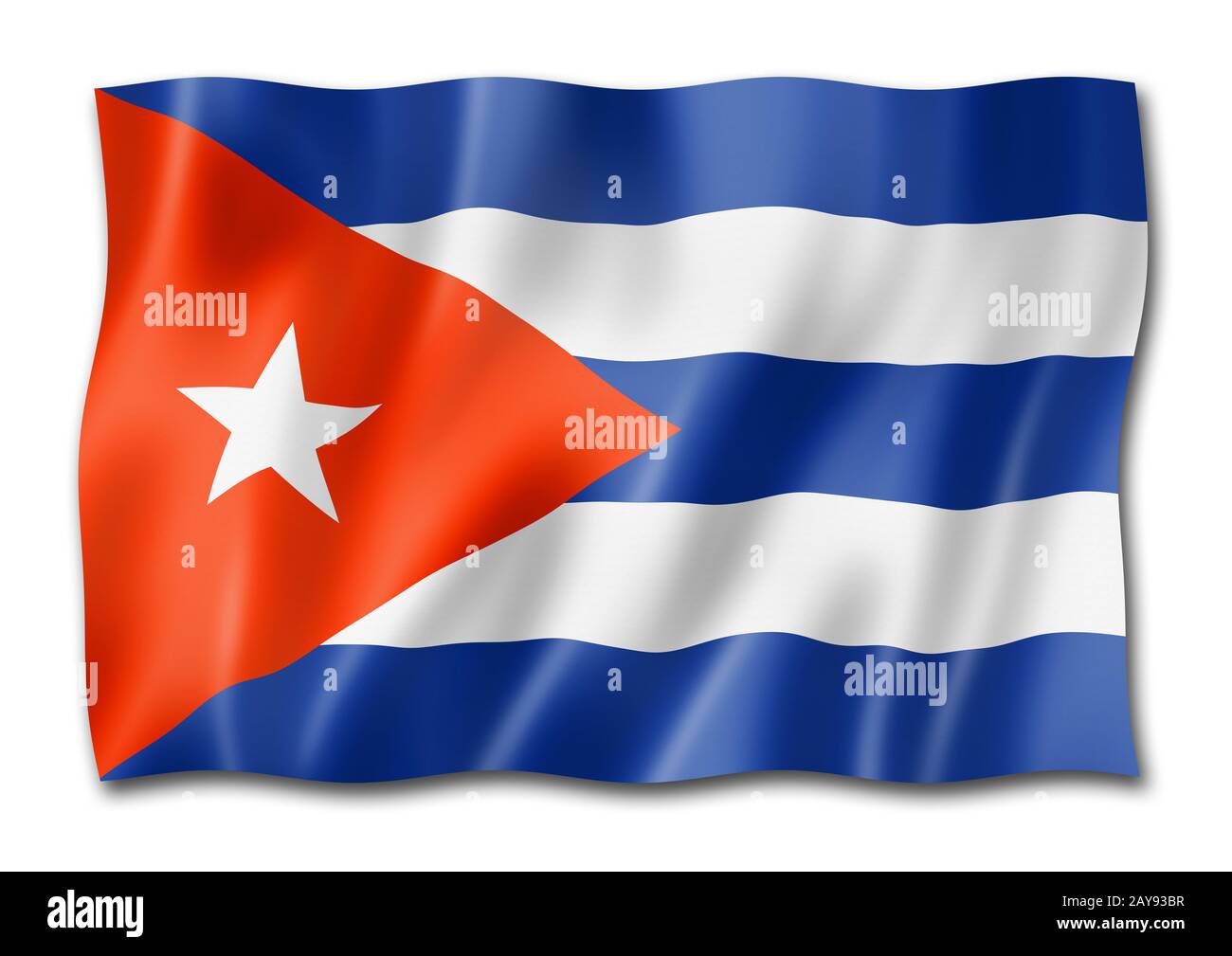 Satin texture cuban flag hi-res stock photography and images - Alamy