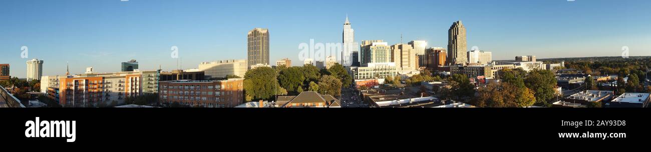 Downtown raleigh skyline hi-res stock photography and images - Alamy