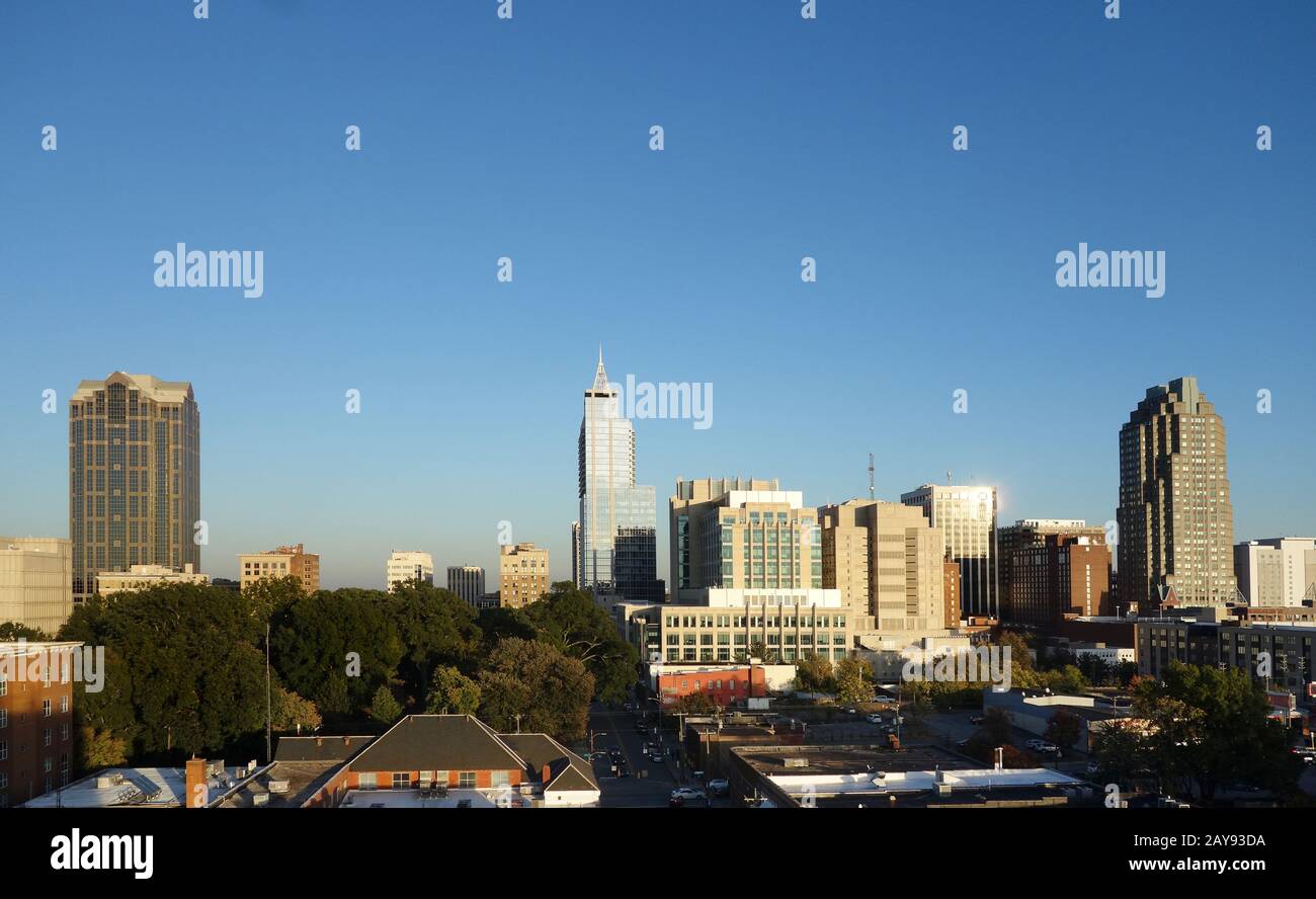 Downtown raleigh skyline hi-res stock photography and images - Alamy
