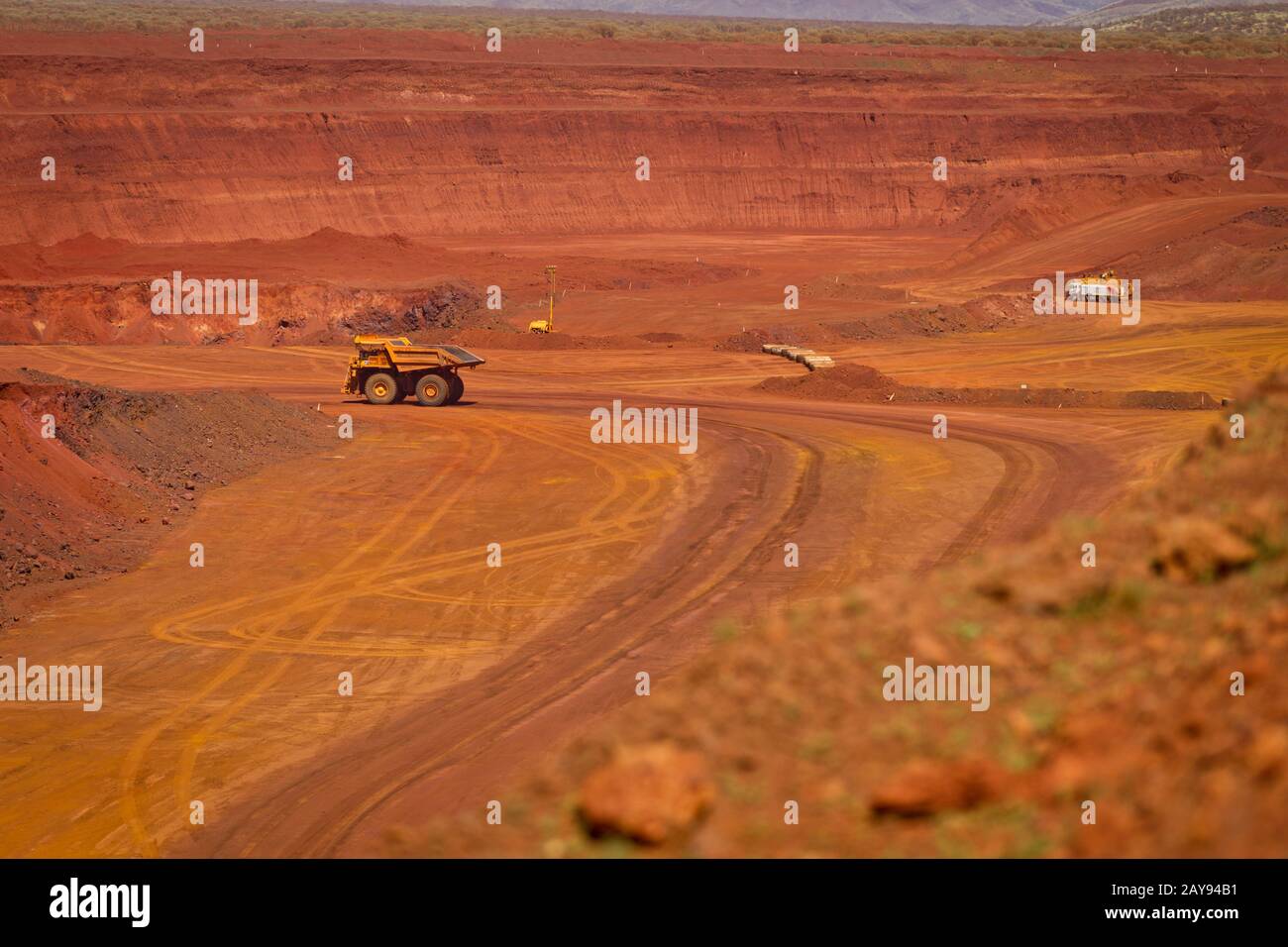 Iron Ore Mine, Pilbara, Western Australia Stock Photo - Alamy