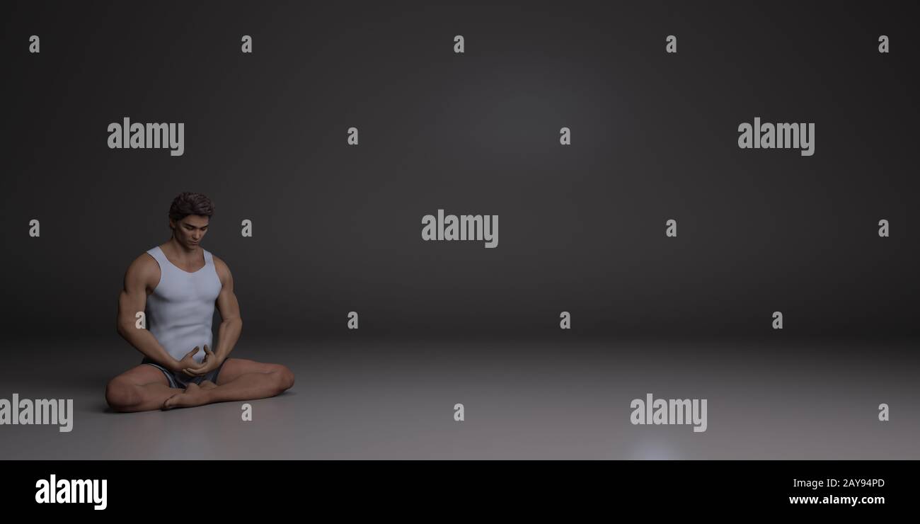 Zen Meditation Concept Stock Photo - Alamy