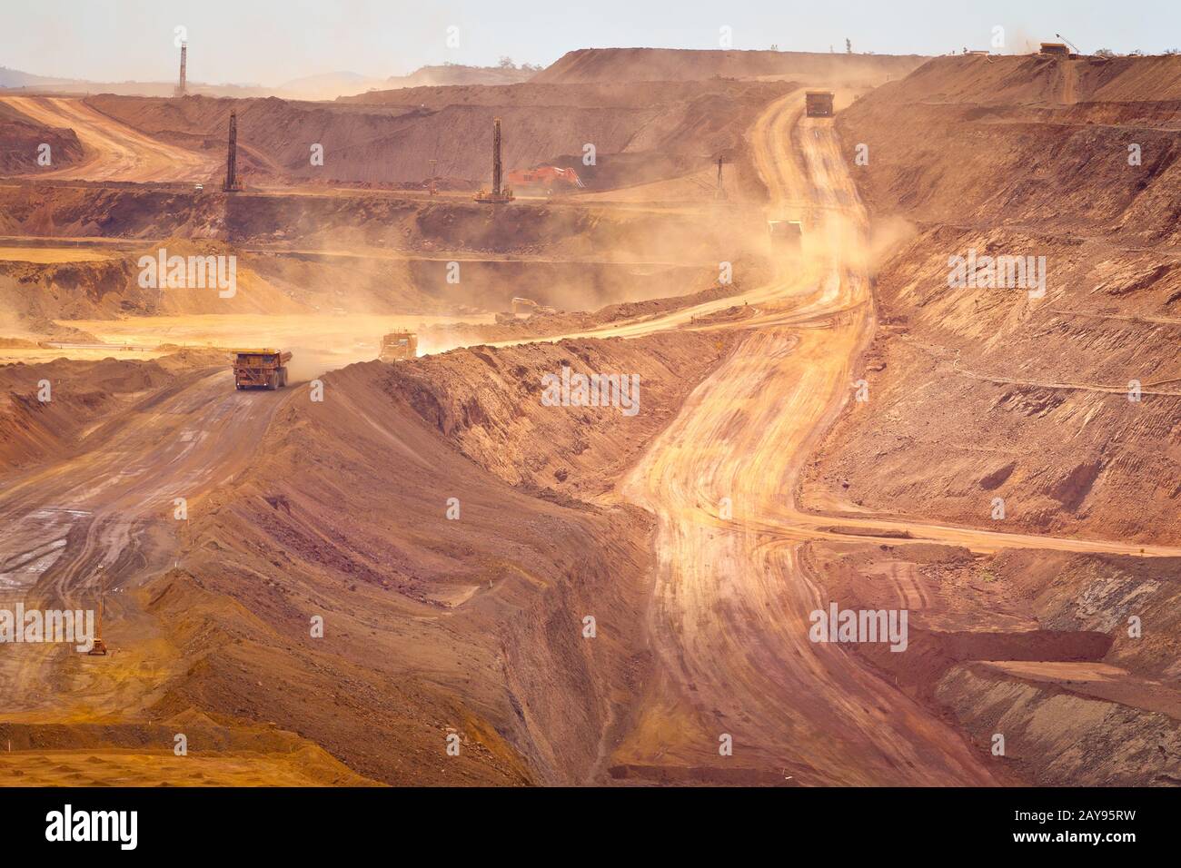Iron Ore Mine, Pilbara, Western Australia Stock Photo - Alamy