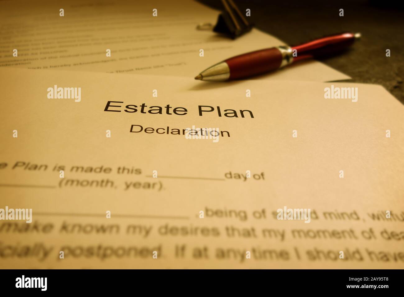 Plan document hi-res stock photography and images - Alamy