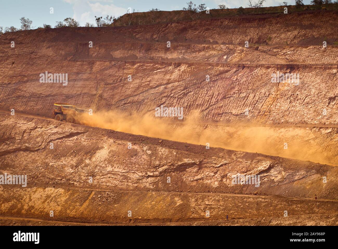 Iron Ore Mine, Pilbara, Western Australia Stock Photo - Alamy
