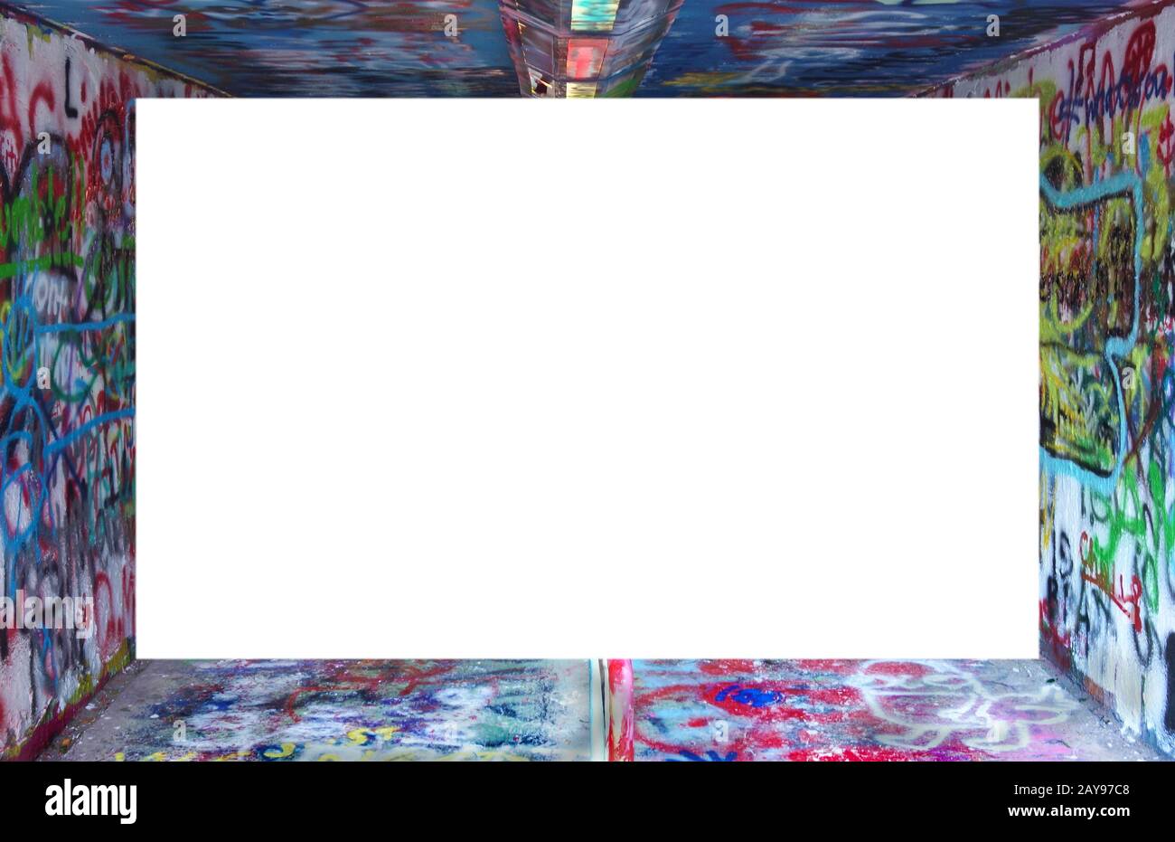 Graffiti border frame hi-res stock photography and images - Alamy