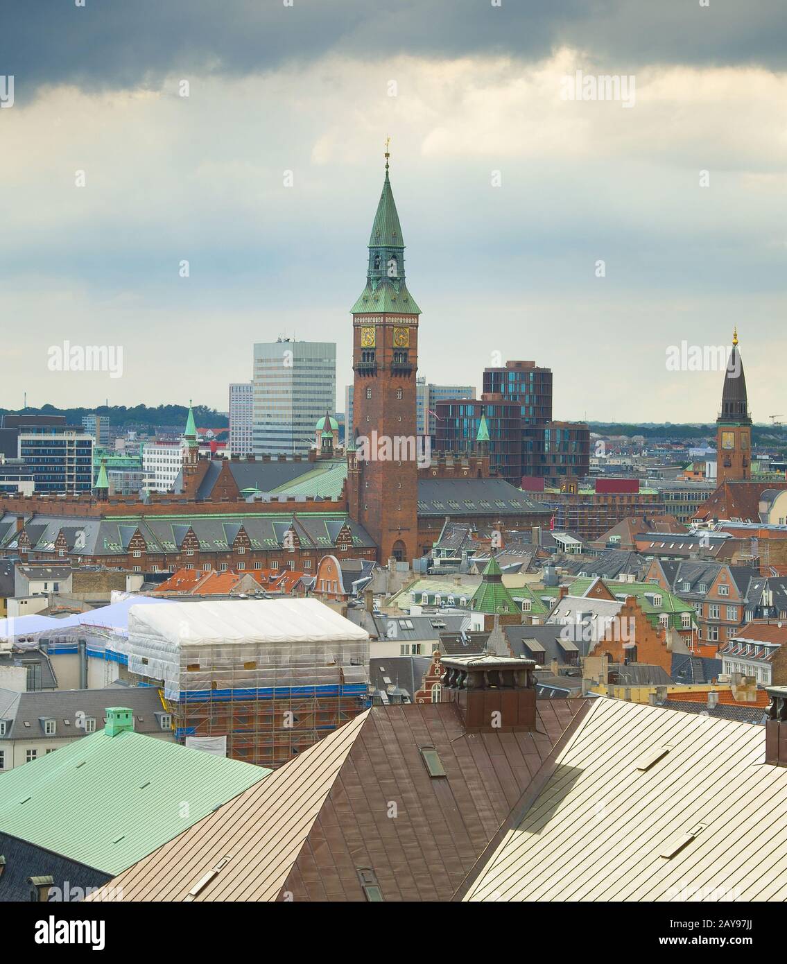 View of Copenhagen Denmark Stock Photo - Alamy