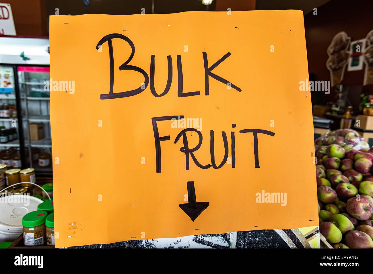 Hand written sign food stall hi-res stock photography and images - Alamy