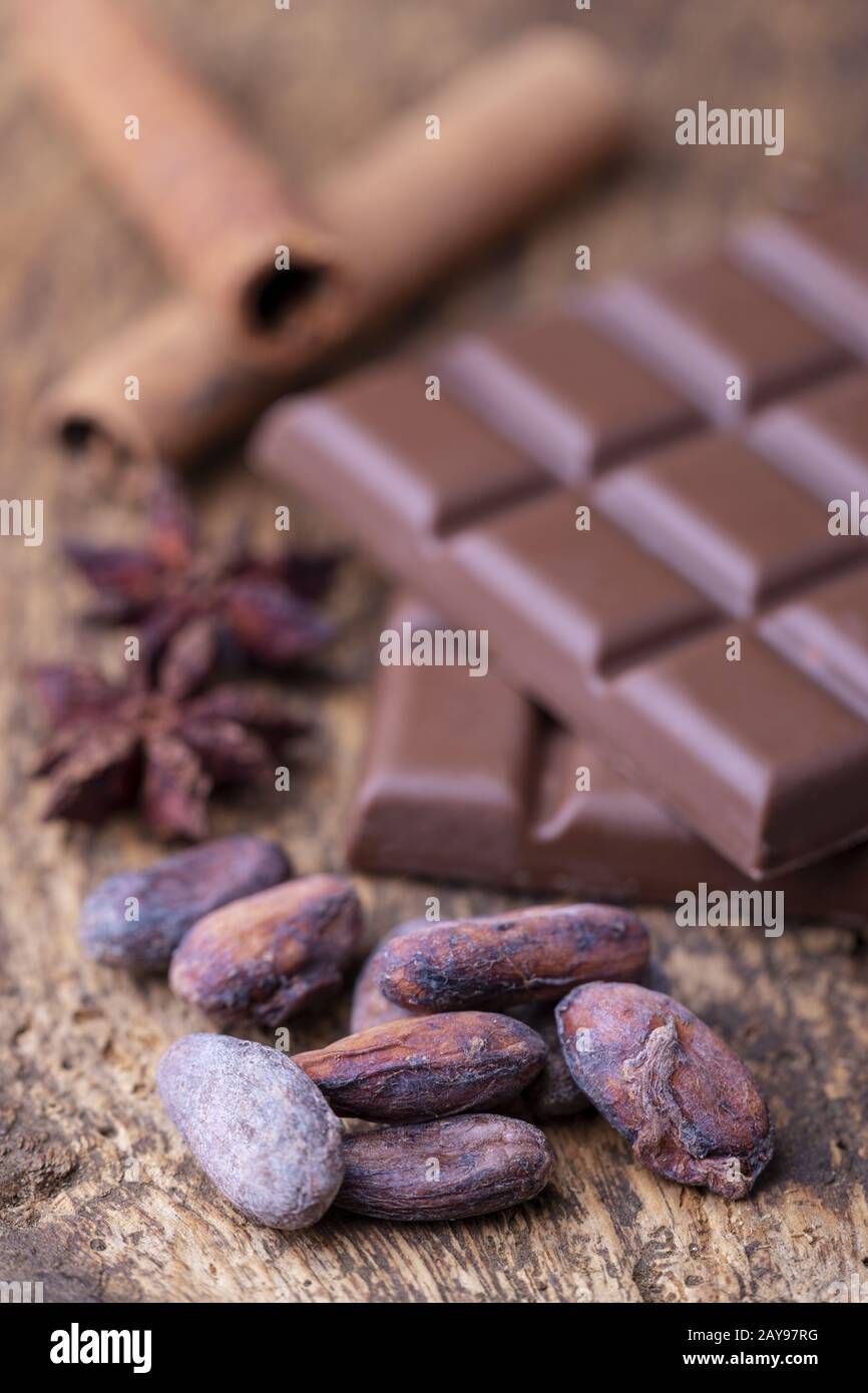 Chocolate beans nutrition hi-res stock photography and images - Alamy