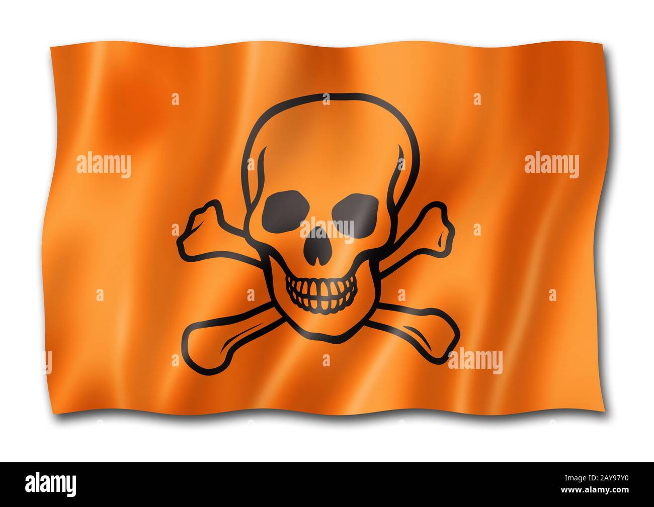 Danger poison skull yellow sign hi-res stock photography and images - Alamy