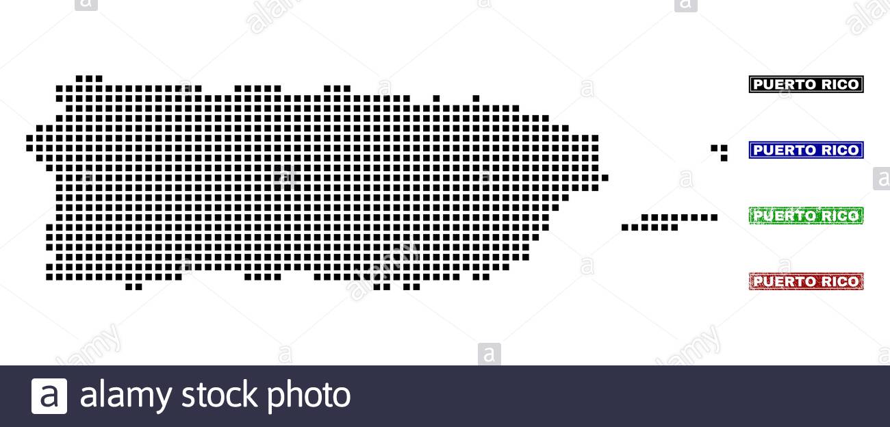 Puerto Rico Map Stock Photos & Puerto Rico Map Stock Images - Alamy