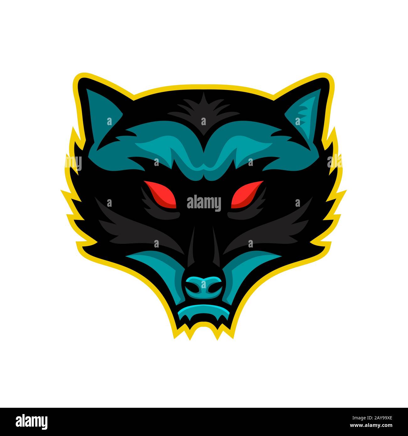 North American Raccoon Mascot Stock Photo - Alamy