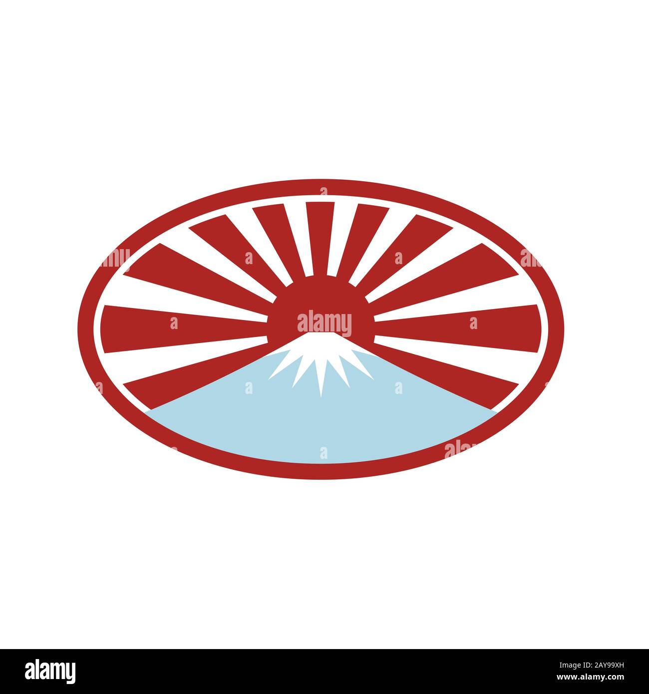 Japanese Rising Sun Symbol High Resolution Stock Photography and Images ...