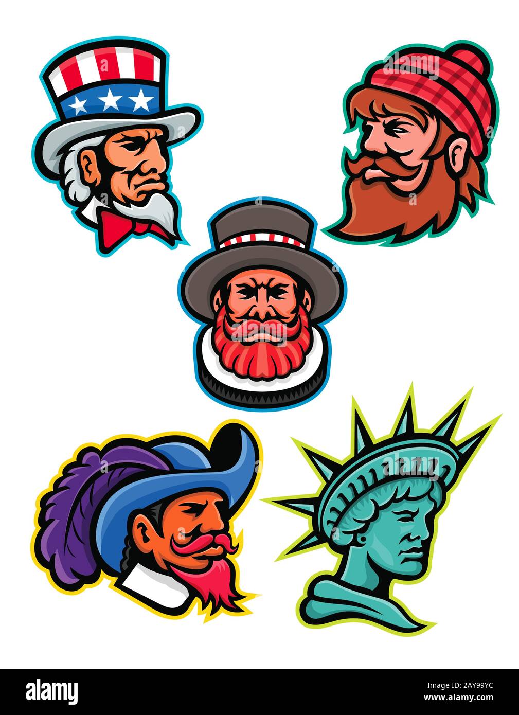 Statue of team mascot Cut Out Stock Images & Pictures - Alamy