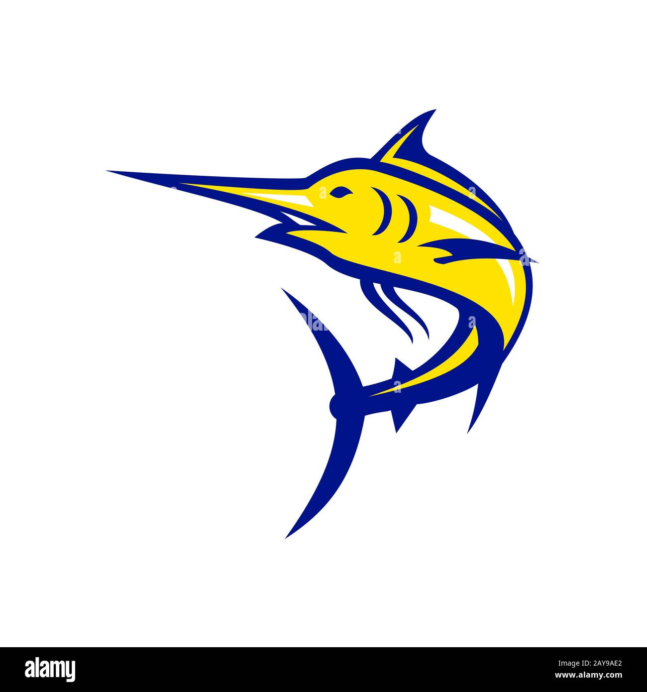 Marlin fish cartoon Cut Out Stock Images & Pictures - Alamy