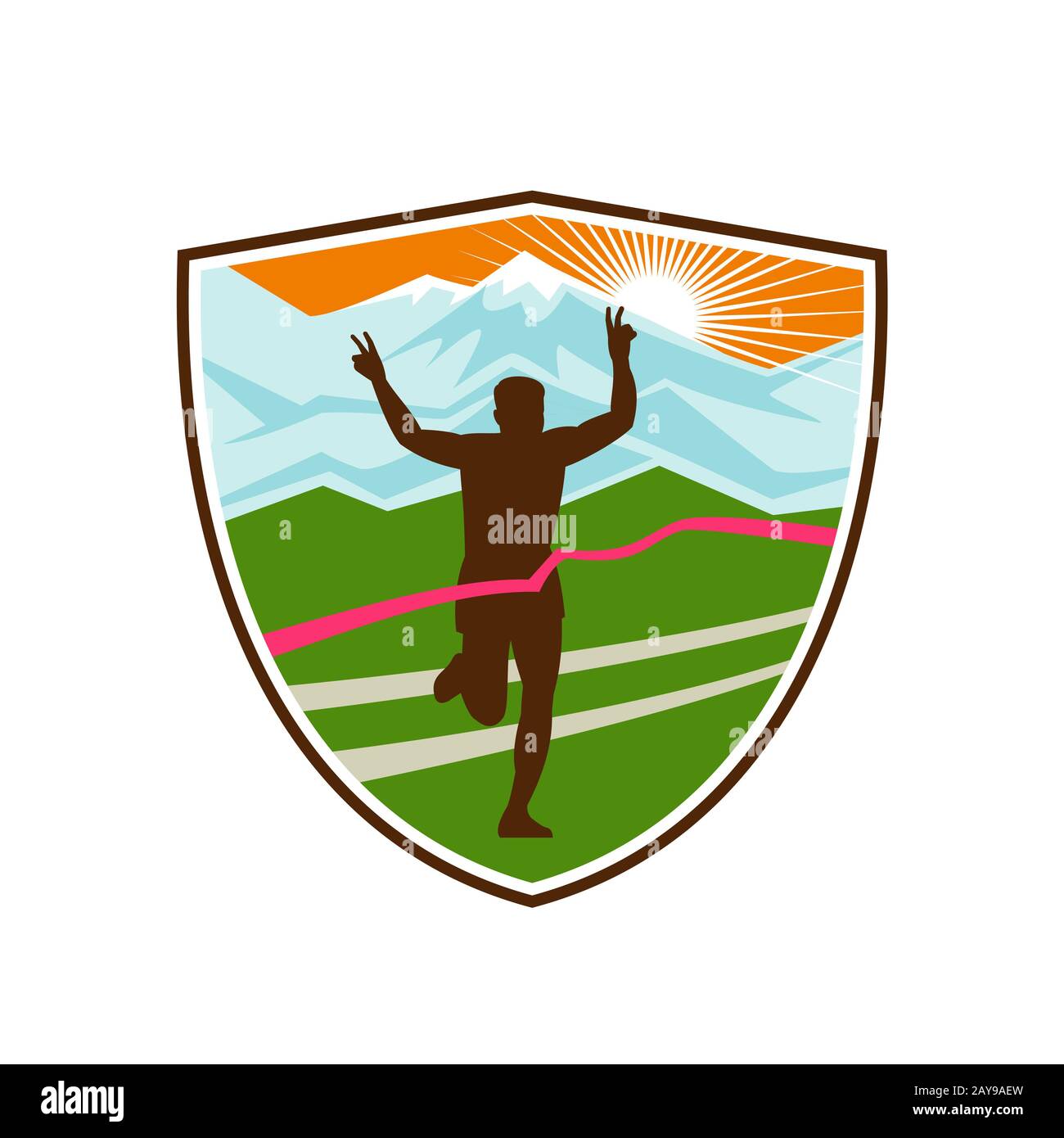 Victorious icon hi-res stock photography and images - Alamy