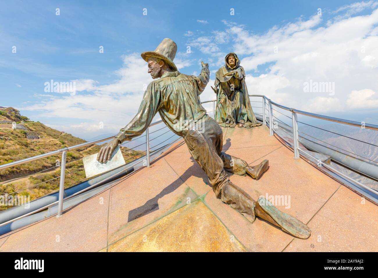 detail of monument to the people of the Santander region Colombia Stock ...