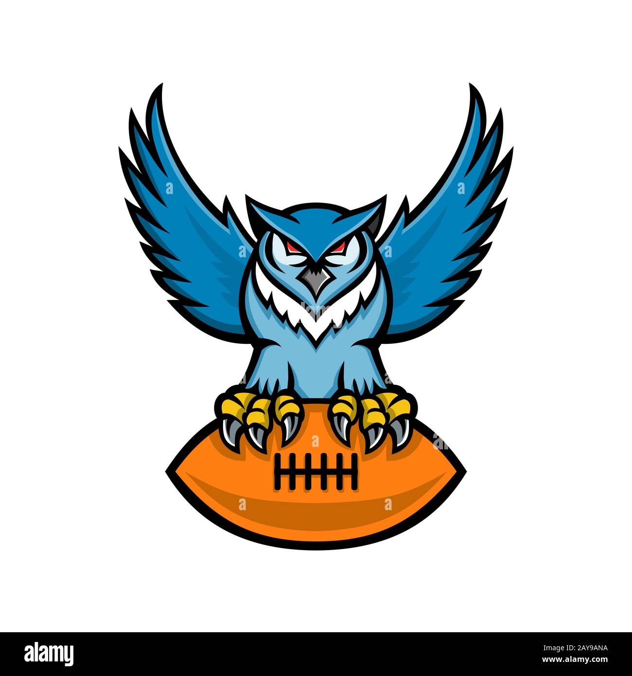 Raptor great horned owl Cut Out Stock Images & Pictures - Alamy