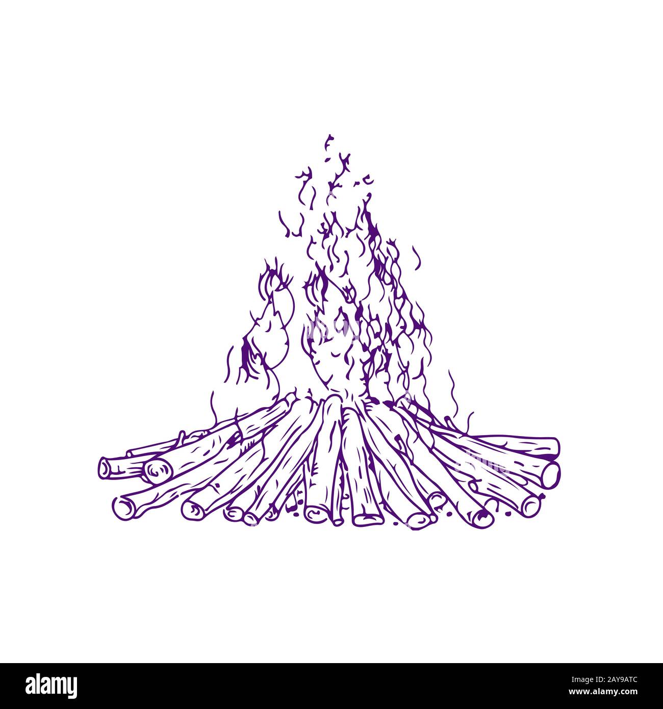 Fire drawing hi-res stock photography and images - Alamy