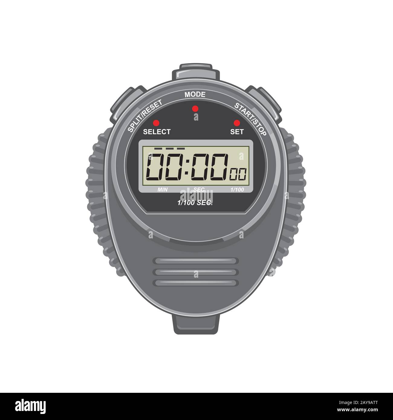 Retro Digital Stopwatch Stock Photo - Alamy