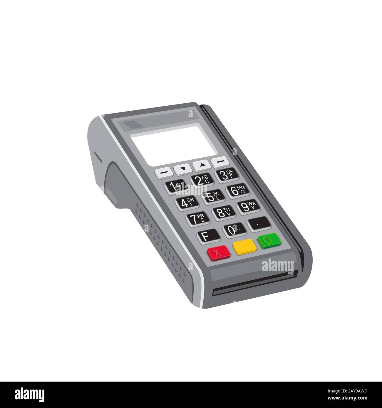 Point of Sale POS Terminal Retro Stock Photo - Alamy