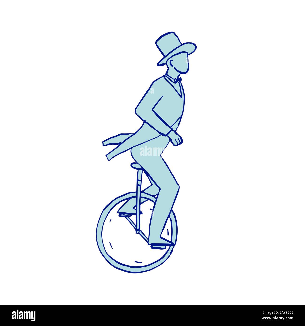 Circus bicycle riding Cut Out Stock Images & Pictures - Alamy