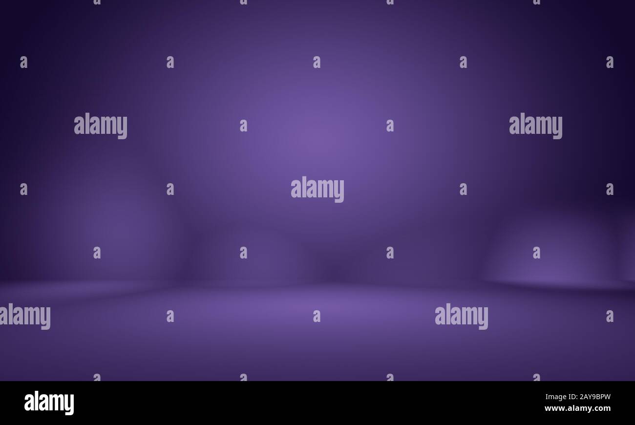 Studio Background Concept - abstract empty light gradient purple studio room background for ...