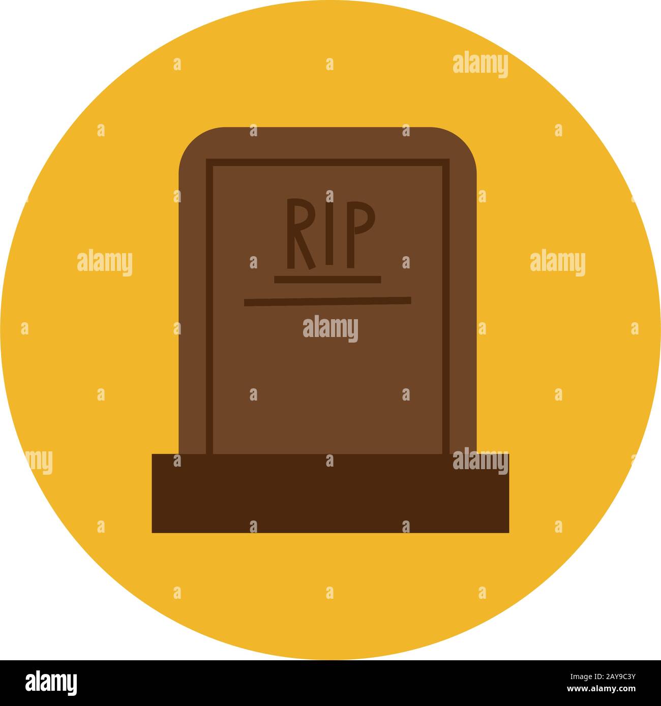rip tomb cemetery block and flat style Stock Vector Image & Art - Alamy