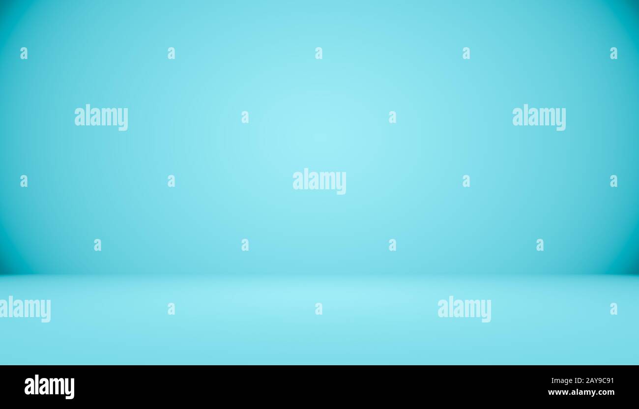 Blue gradient abstract background empty room with space for your text ...