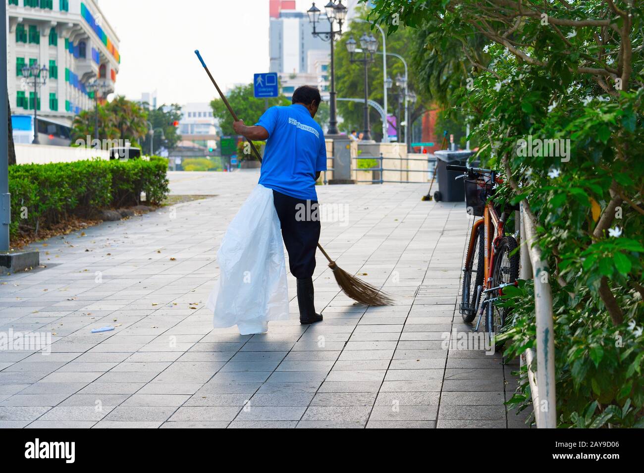 Cleaner worker hi-res stock photography and images - Alamy