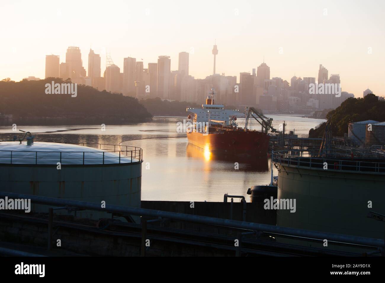 Sydney fuel tanker hi-res stock photography and images - Alamy