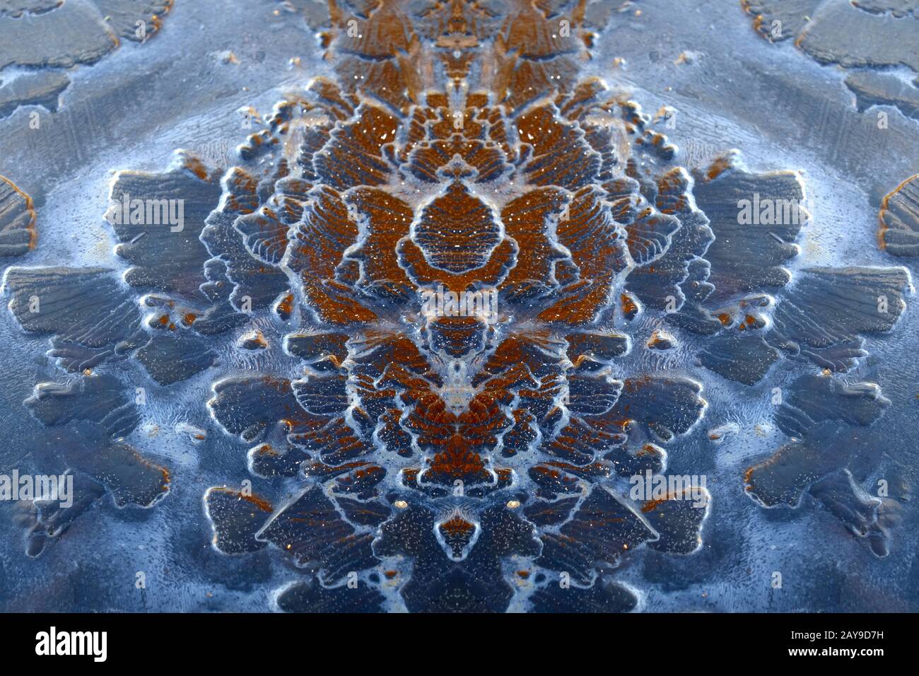 Ice structure, ice surface Stock Photo - Alamy