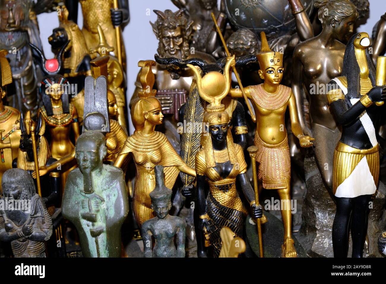 Divine figures, statuettes Stock Photo - Alamy