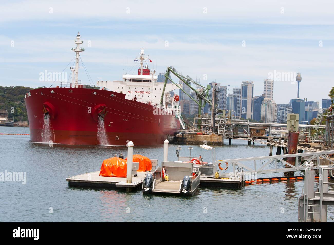 Oil Terminal Sydney Stock Photo - Alamy