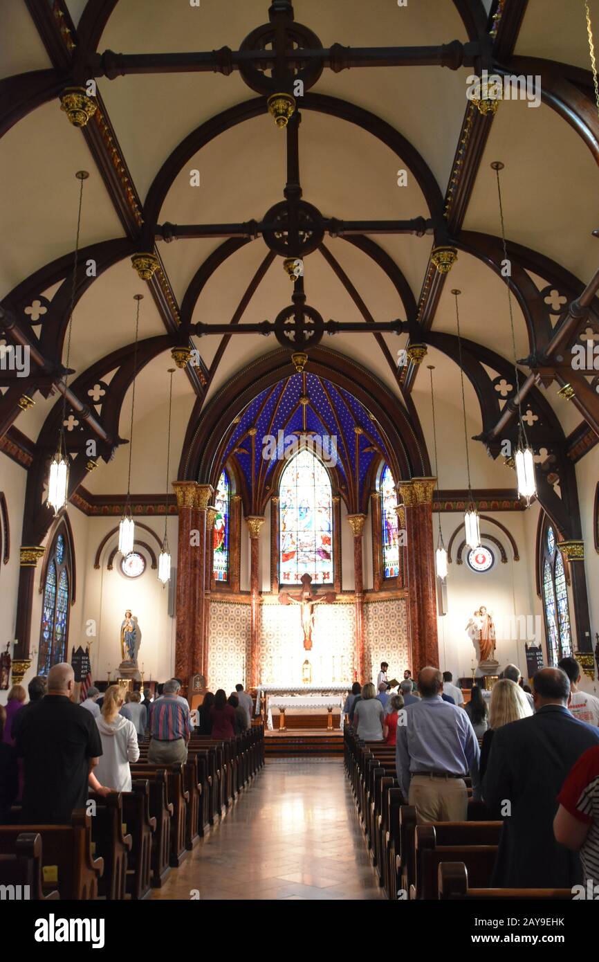 St. Mary's Cathedral in Austin, Texas Stock Photo - Alamy