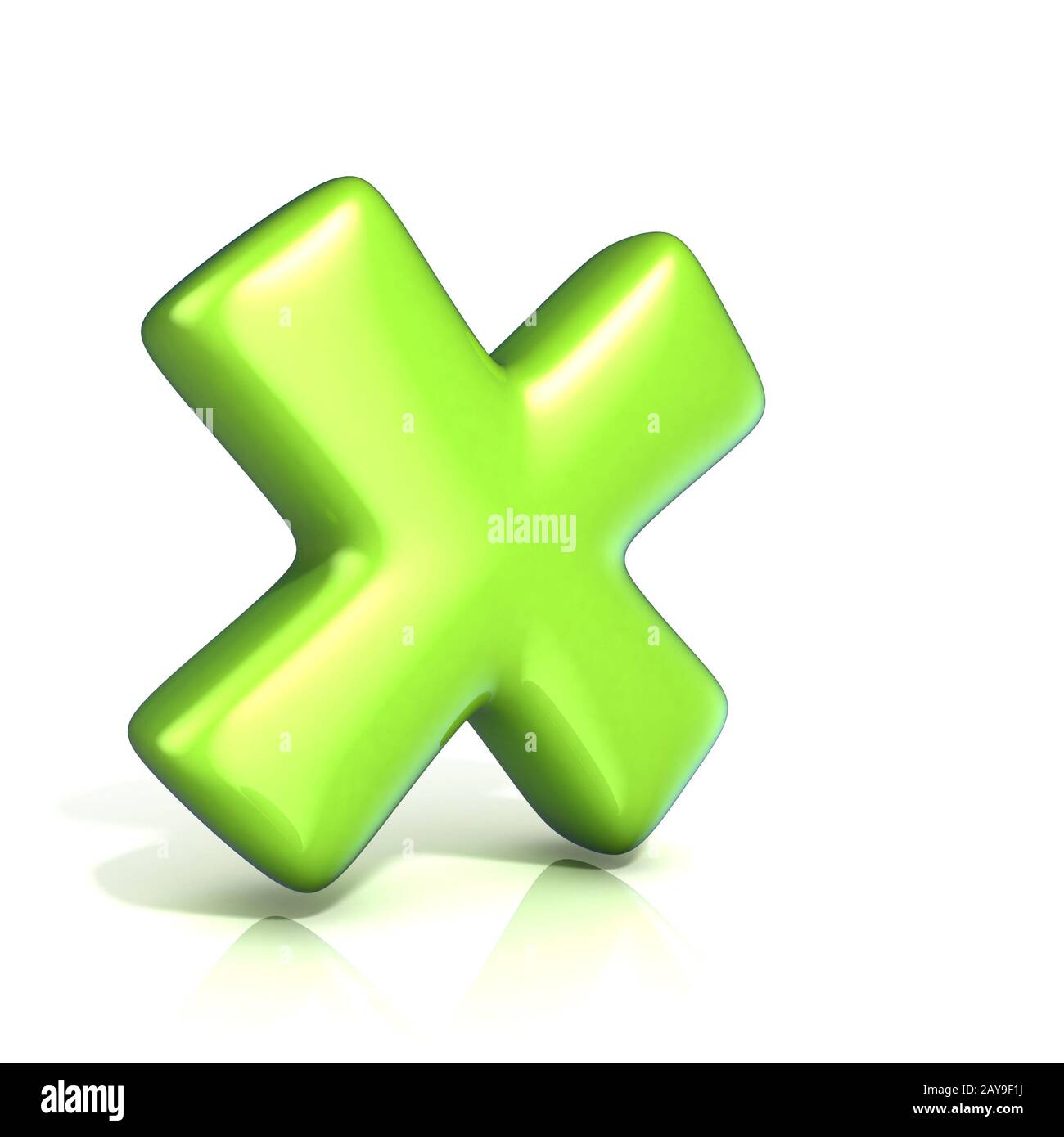 Green Multiplication Sign