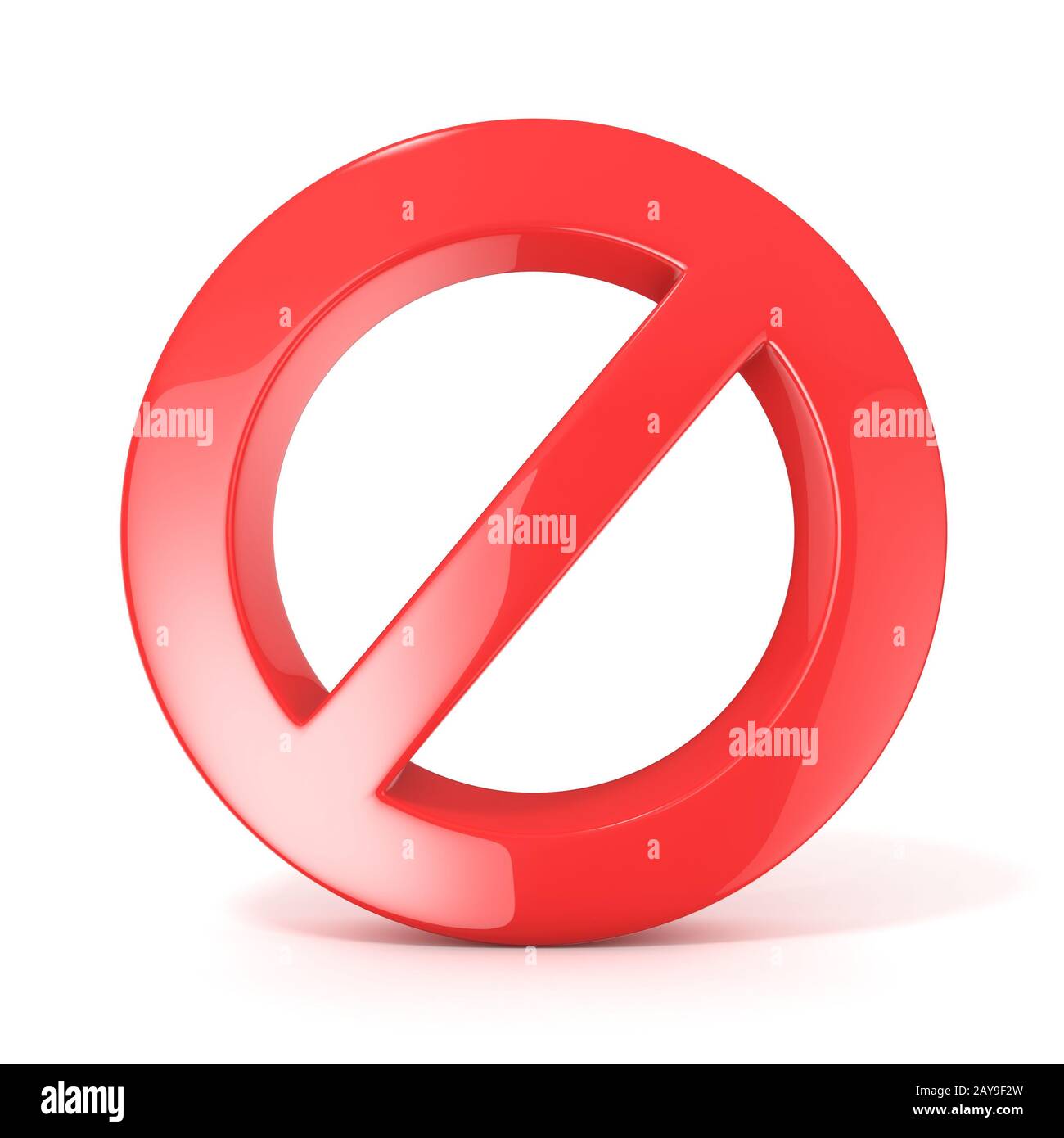 No sign 3d hi-res stock photography and images - Alamy