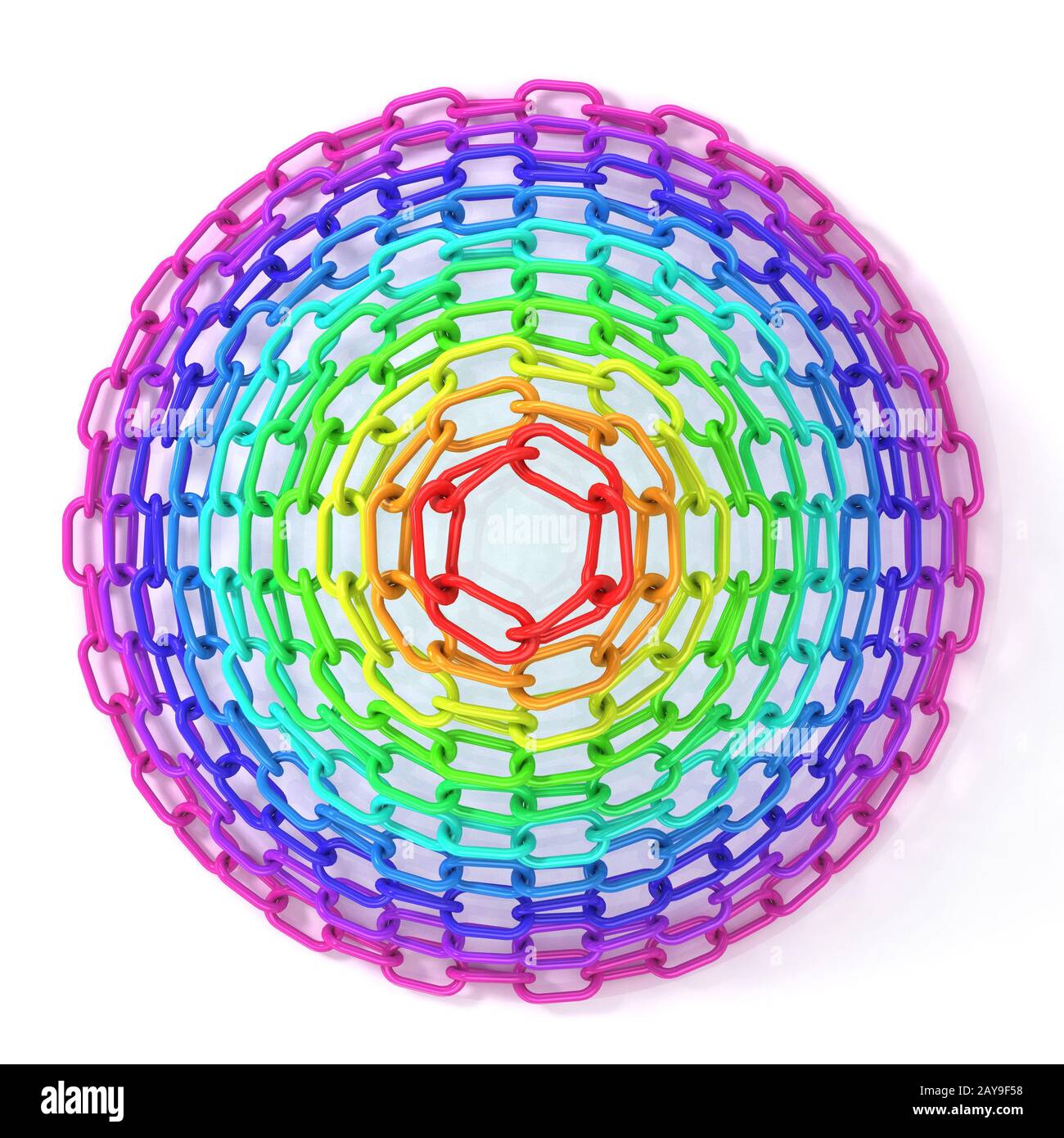 Concentric circles icon abstract Cut Out Stock Images & Pictures - Alamy
