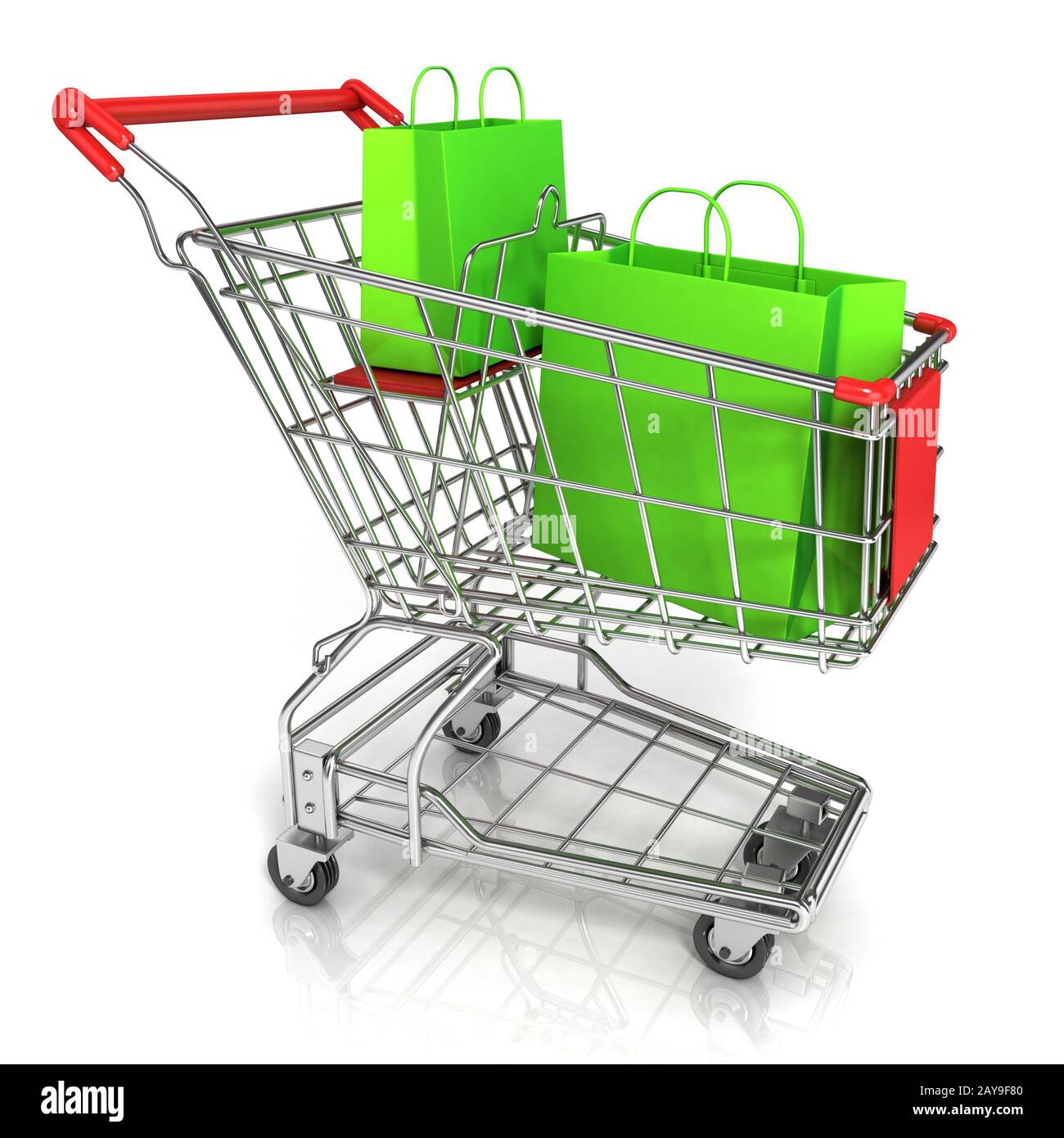 Shopping cart full paper hi-res stock photography and images - Alamy