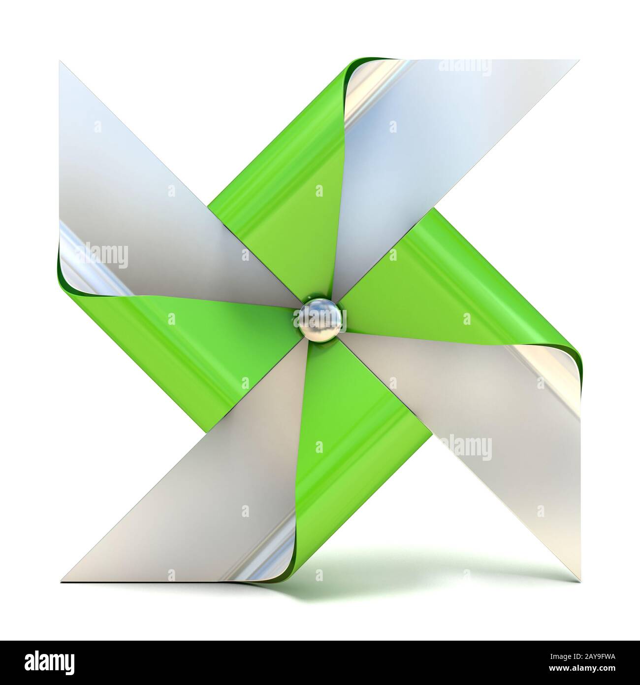 Pinwheel toy, four sided. 3D Stock Photo - Alamy
