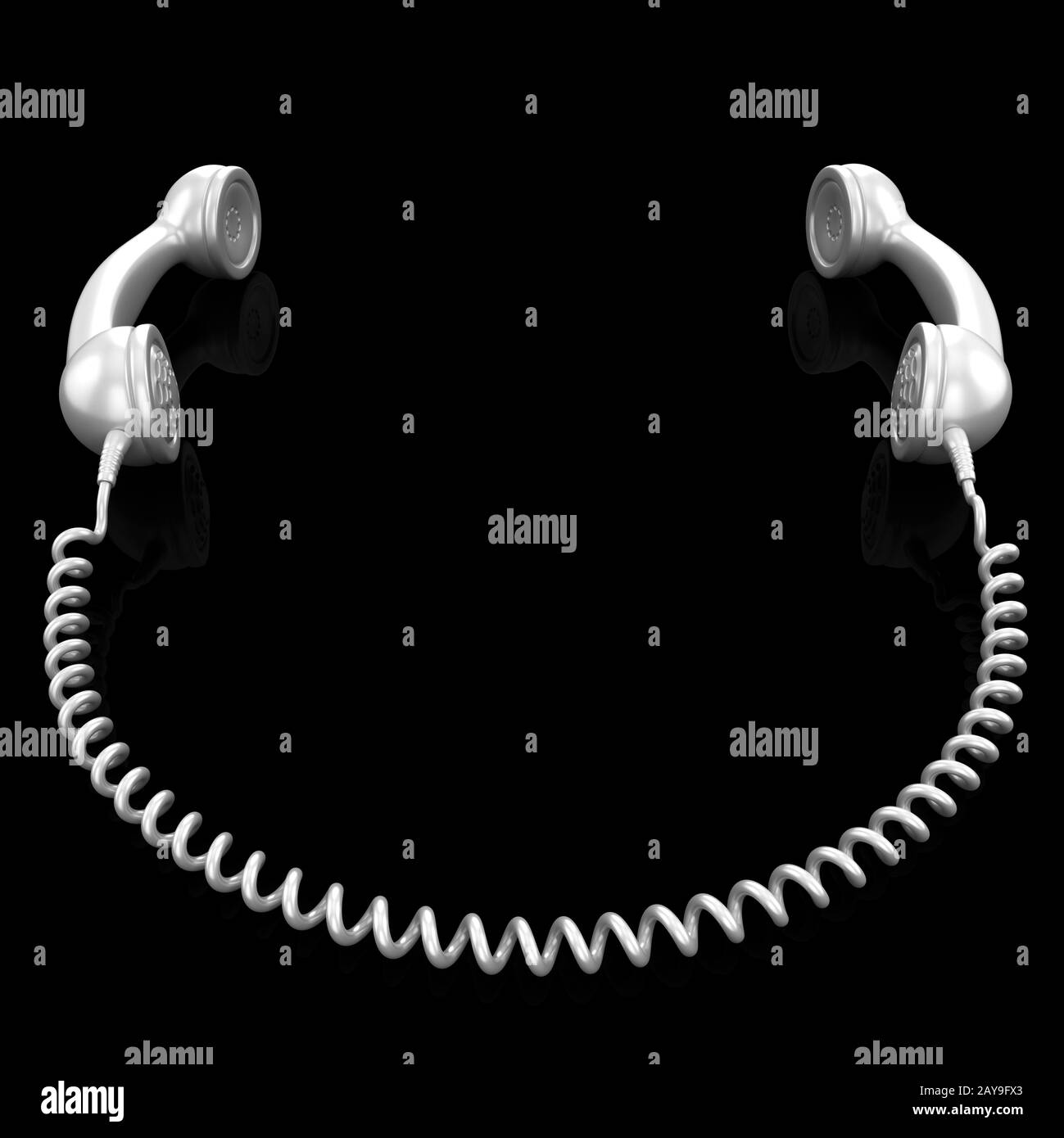 Old fashioned headset hi-res stock photography and images - Alamy