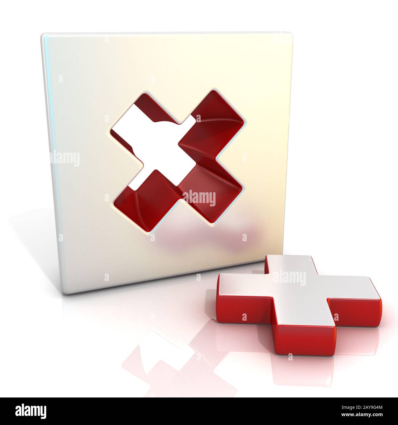 3d multiplication sign hi-res stock photography and images - Alamy