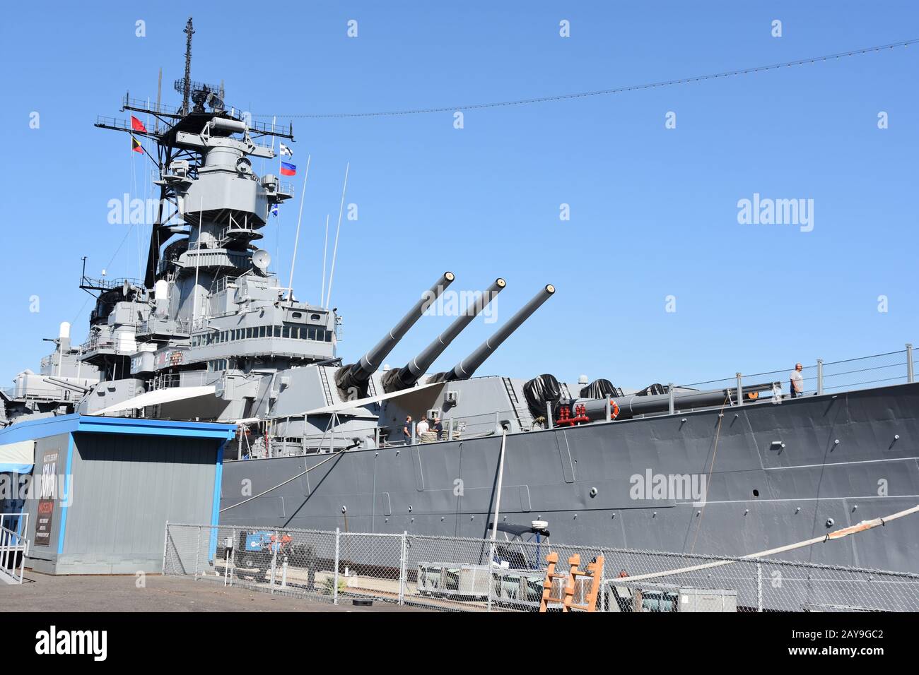 USS Iowa BB-61 in San Pedro, California Stock Photo - Alamy