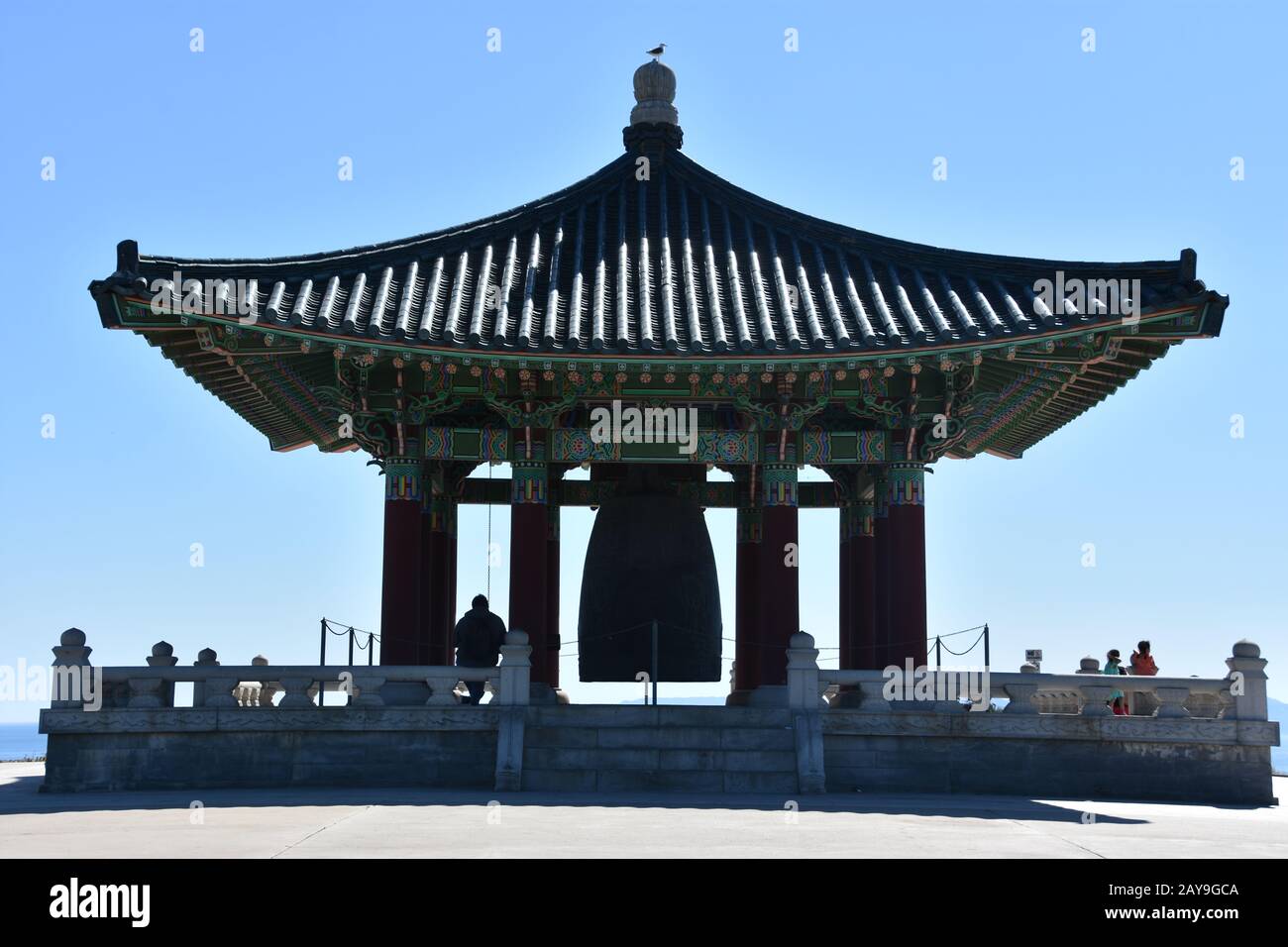 Korean Friendship Bell in San Pedro, California Stock Photo - Alamy