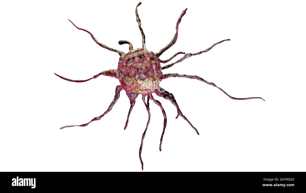 Cancer cell white background hi-res stock photography and images - Alamy