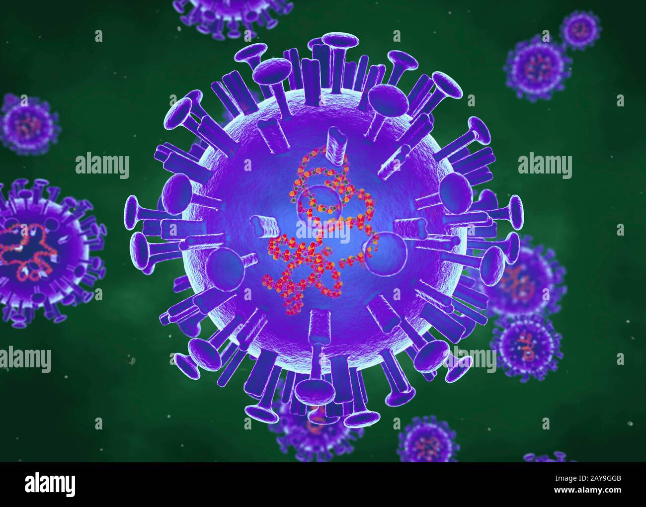 Bird avian influenza flu viruses hi-res stock photography and images ...