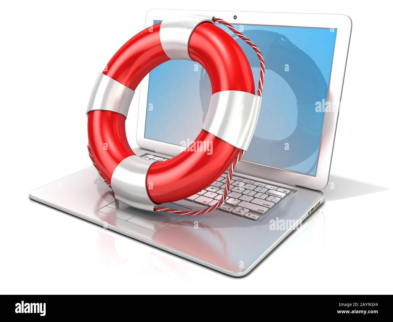 Troubleshooting laptop Cut Out Stock Images & Pictures - Alamy